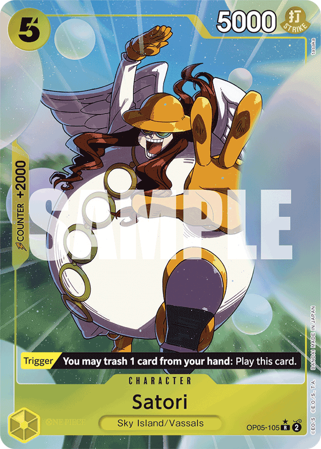 OP05-105 Satori (Alternative Art - PRB01) | Guild Dreams