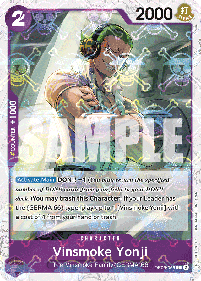 OP06-066 Vinsmoke Yonji (Jolly Roger Foil) | Guild Dreams