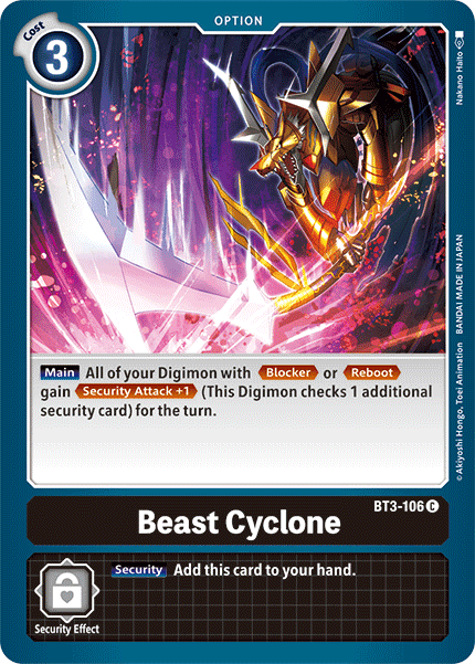 BT3-106 Beast Cyclone | Guild Dreams