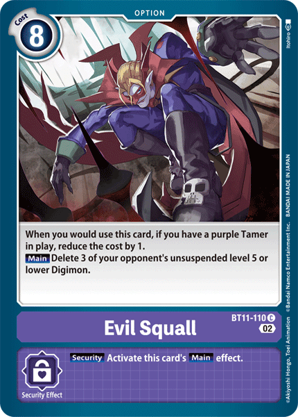 BT11-110 Evil Squall (Foil) | Guild Dreams