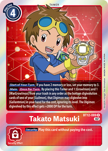 BT12-089 Takato Matsuki | Guild Dreams