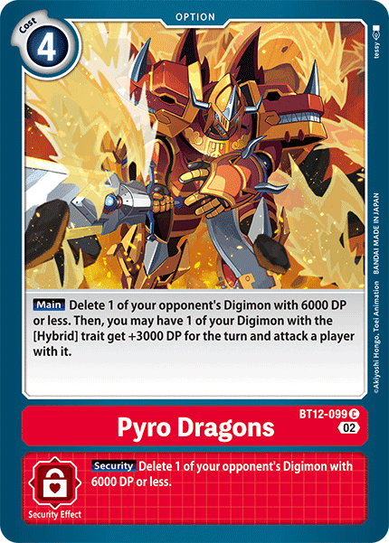 BT12-099 Pyro Dragons | Guild Dreams