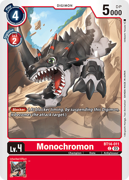 BT14-011 Monochromon | Guild Dreams