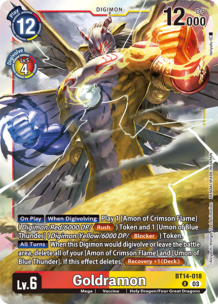 BT14-018 Goldramon | Guild Dreams