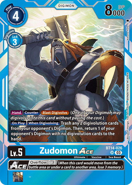 BT14-026 Zudomon ACE | Guild Dreams
