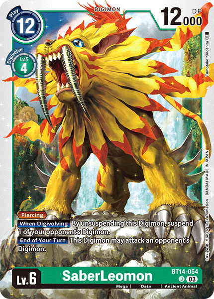 BT14-054 SaberLeomon | Guild Dreams