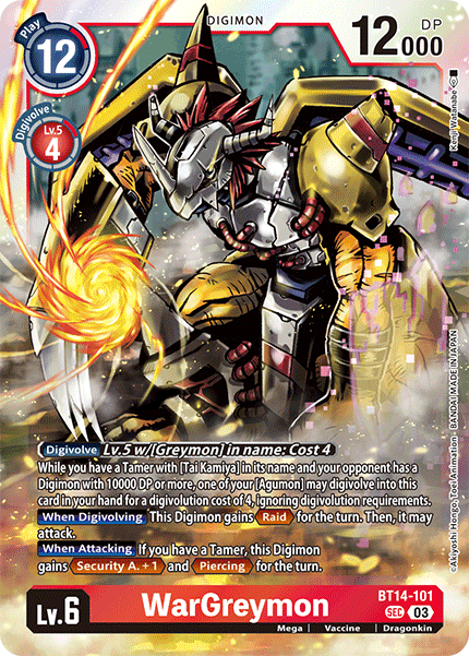 BT14-101 WarGreymon | Guild Dreams