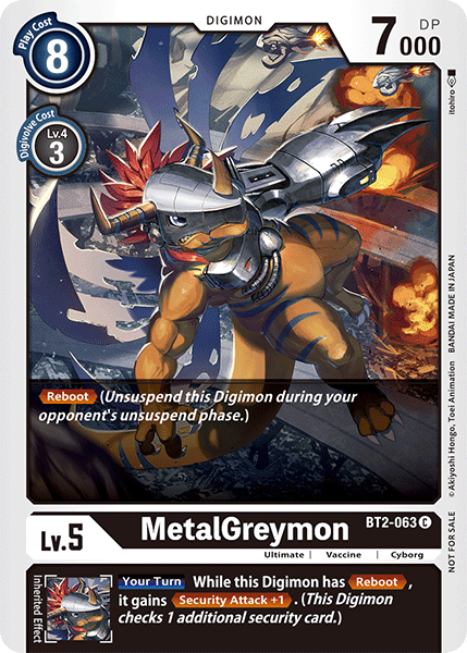 BT2-063 MetalGreymon (Alternative Art) | Guild Dreams