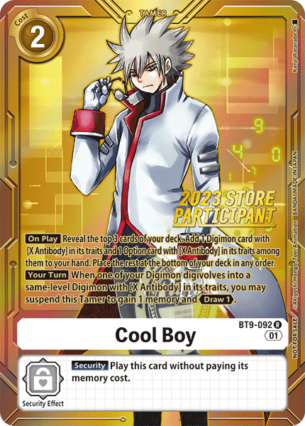 BT9-092 Cool Boy (SC 2023 - Participant) | Guild Dreams