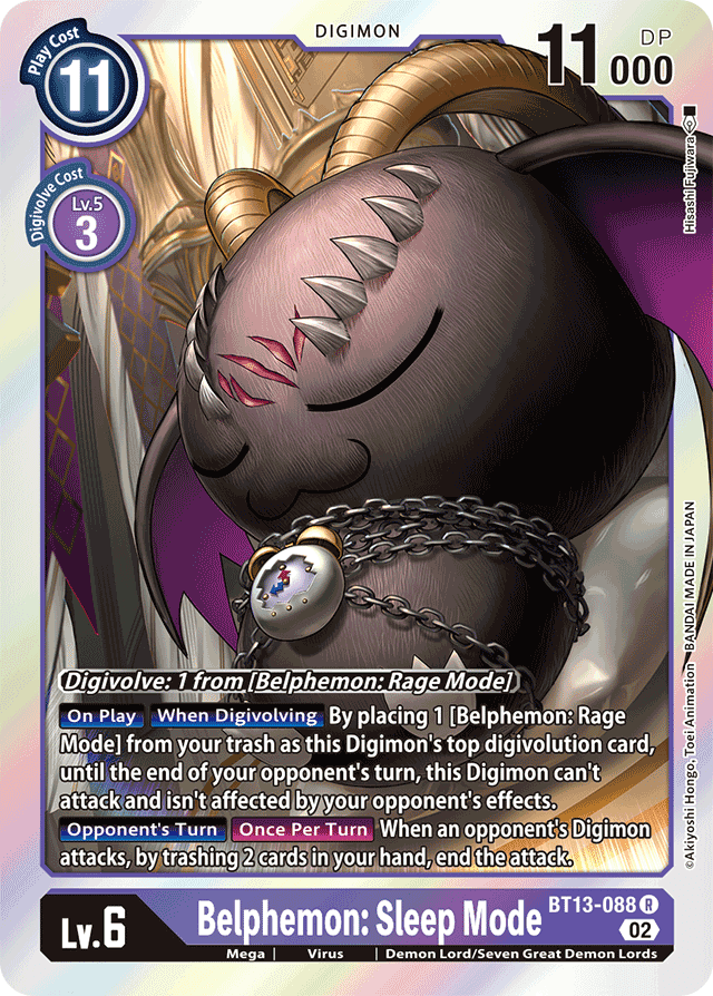BT13-088 Belphemon: Sleep Mode | Guild Dreams