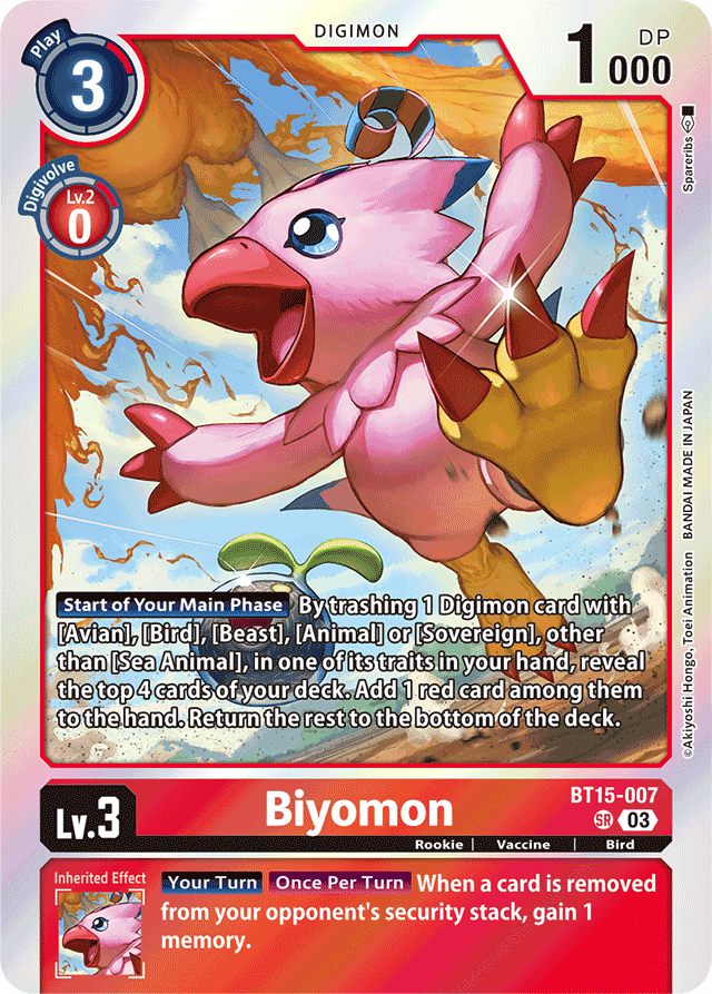 BT15-007 Biyomon | Guild Dreams