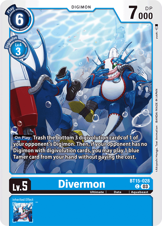 BT15-028 Divermon | Guild Dreams