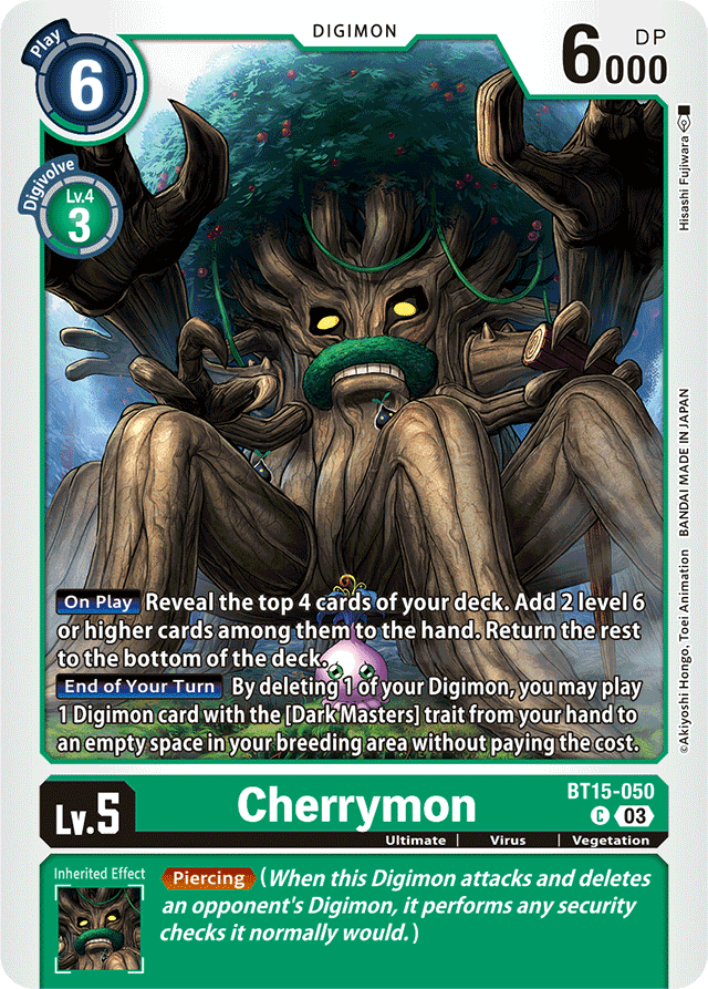 BT15-050 Cherrymon | Guild Dreams