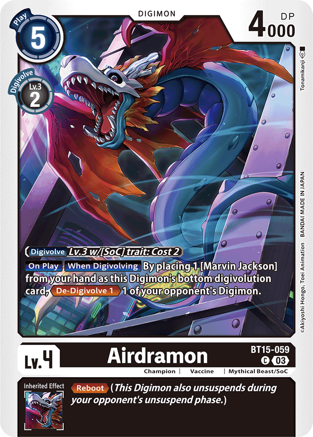 BT15-059 Airdramon | Guild Dreams