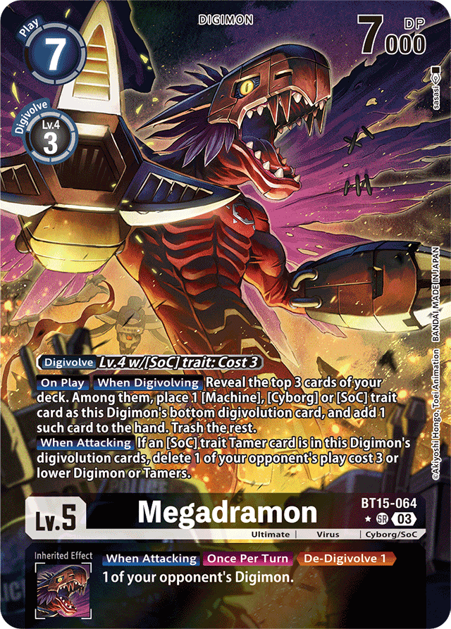 BT15-064 Megadramon (Alternative Art) | Guild Dreams