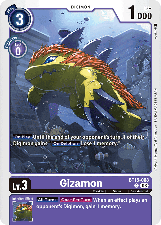 BT15-068 Gizamon | Guild Dreams