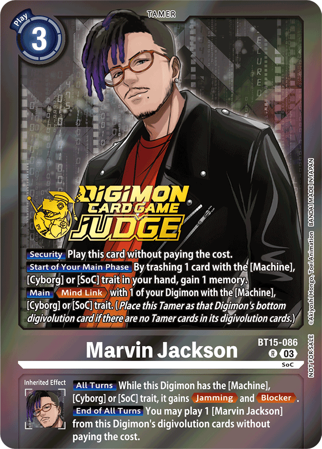 BT15-086 Marvin Jackson (Judge) | Guild Dreams