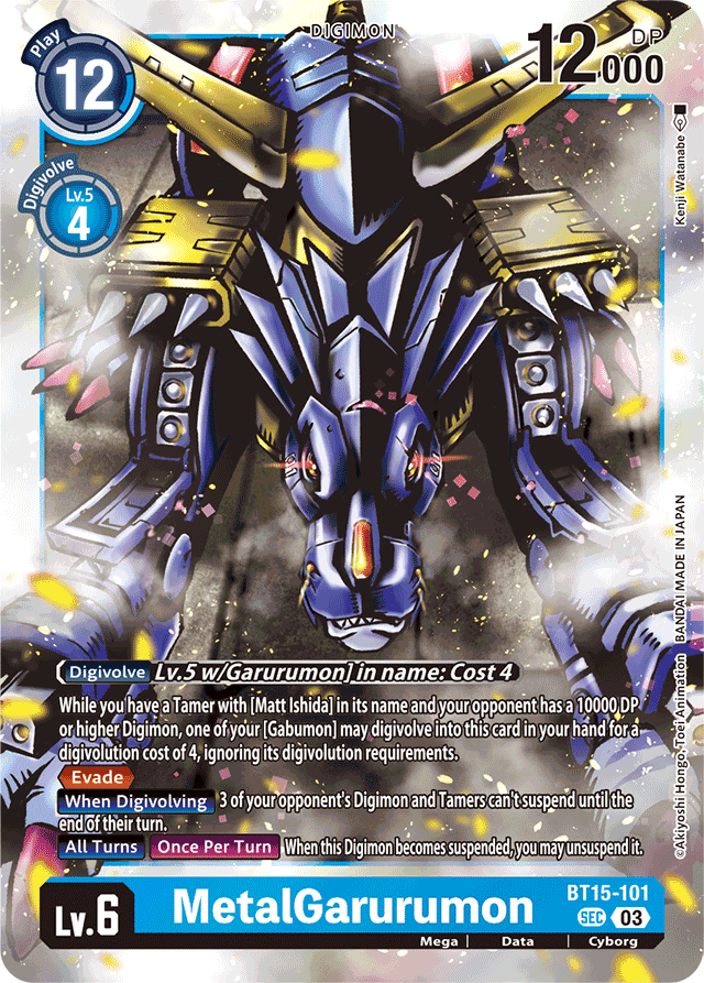 BT15-101 MetalGarurumon | Guild Dreams