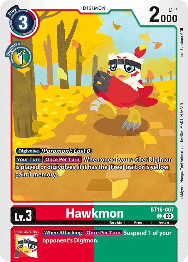 BT16-007 Hawkmon | Guild Dreams