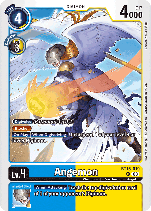 BT16-019 Angemon | Guild Dreams