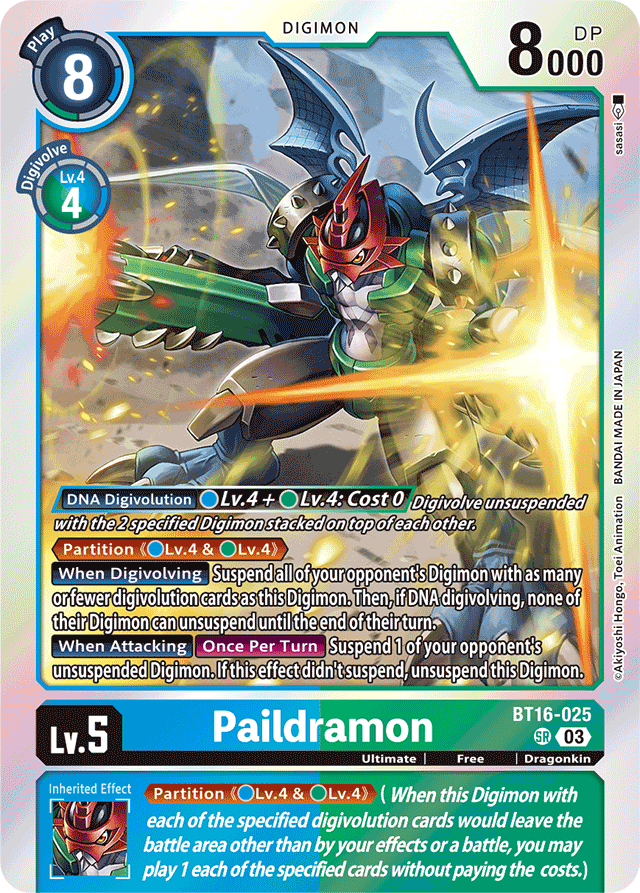 BT16-025 Paildramon | Guild Dreams