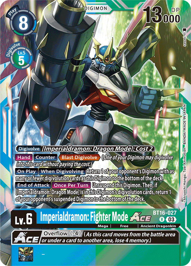 BT16-027 Imperialdramon: Fighter Mode ACE | Guild Dreams