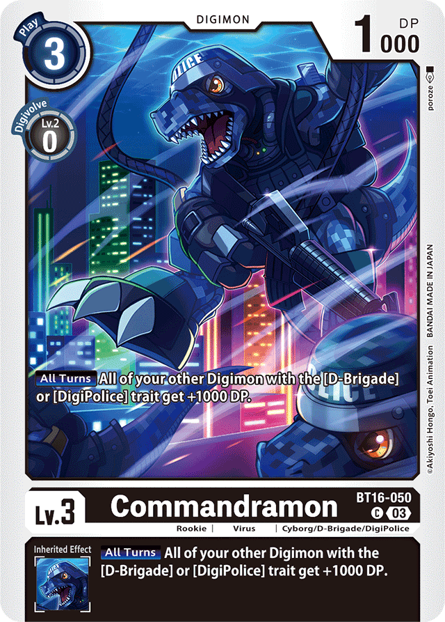 BT16-050 Commandramon | Guild Dreams
