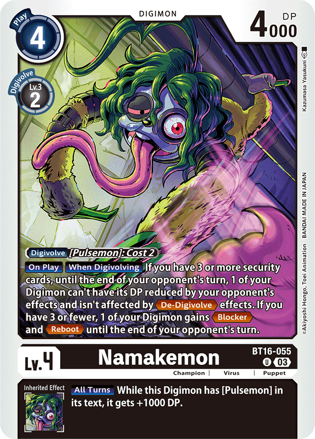 BT16-055 Namakemon | Guild Dreams