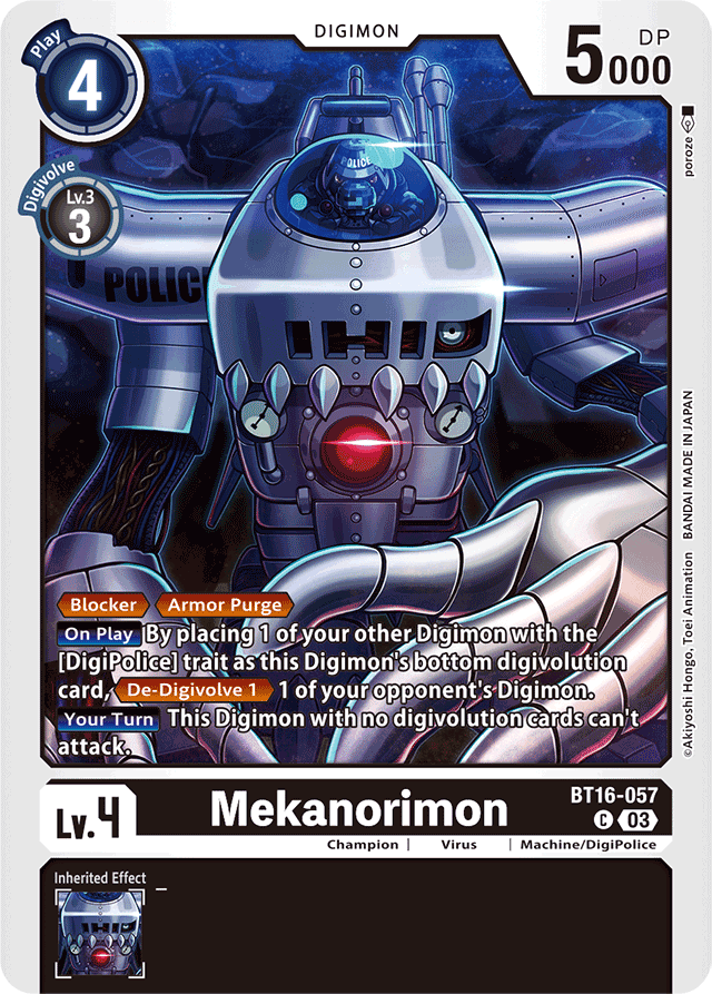 BT16-057 Mekanorimon | Guild Dreams