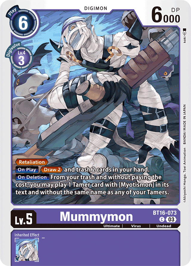 BT16-073 Mummymon | Guild Dreams