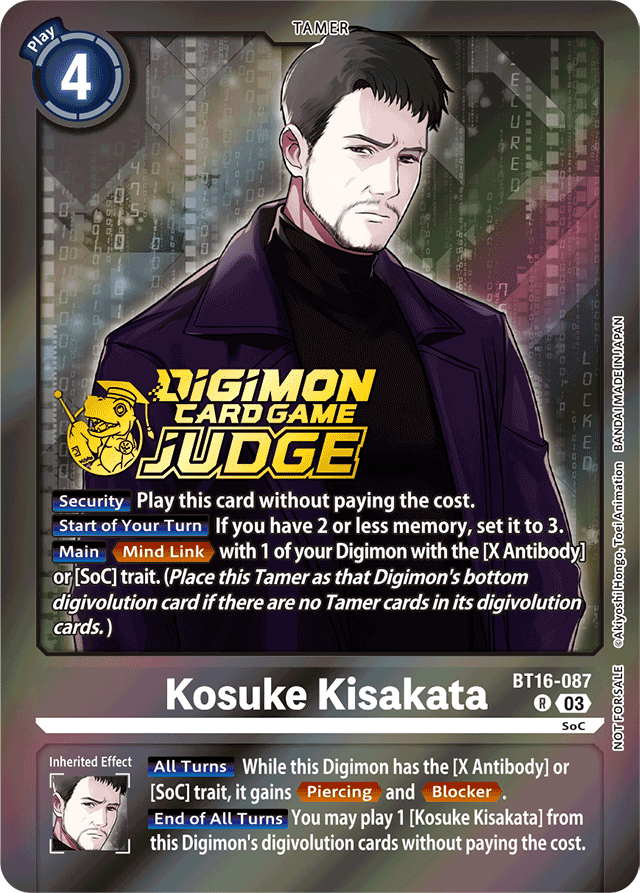 BT16-087 Kosuke Kisakata (Judge) | Guild Dreams