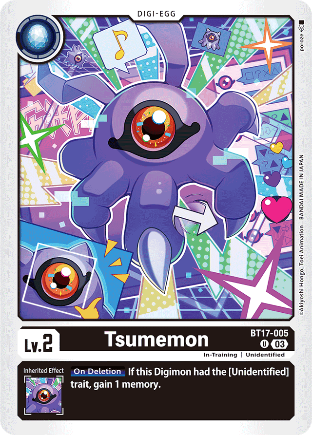 BT17-005 Tsumemon | Guild Dreams