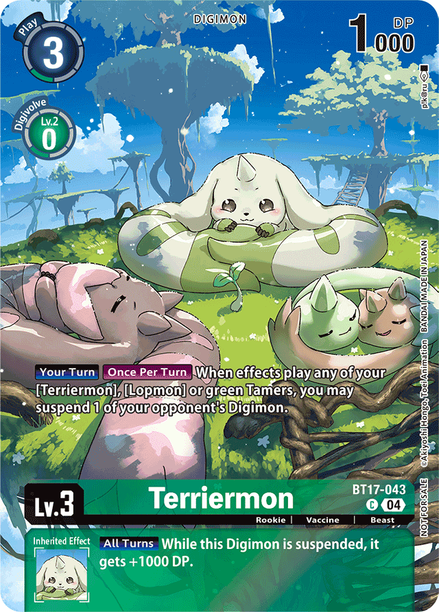 BT17-043 Terriermon (Alternative Art - EX8) | Guild Dreams
