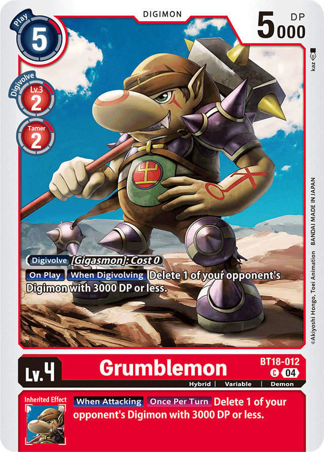 BT18-012 Grumblemon | Guild Dreams