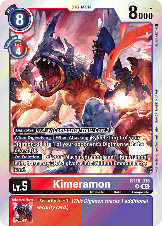 BT18-015 Kimeramon | Guild Dreams