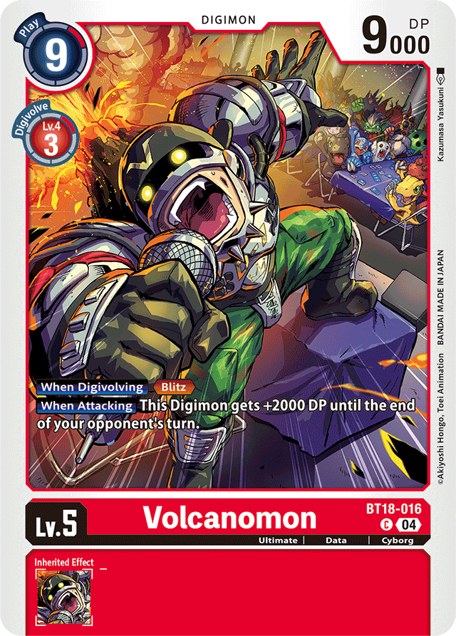 BT18-016 Volcanomon | Guild Dreams