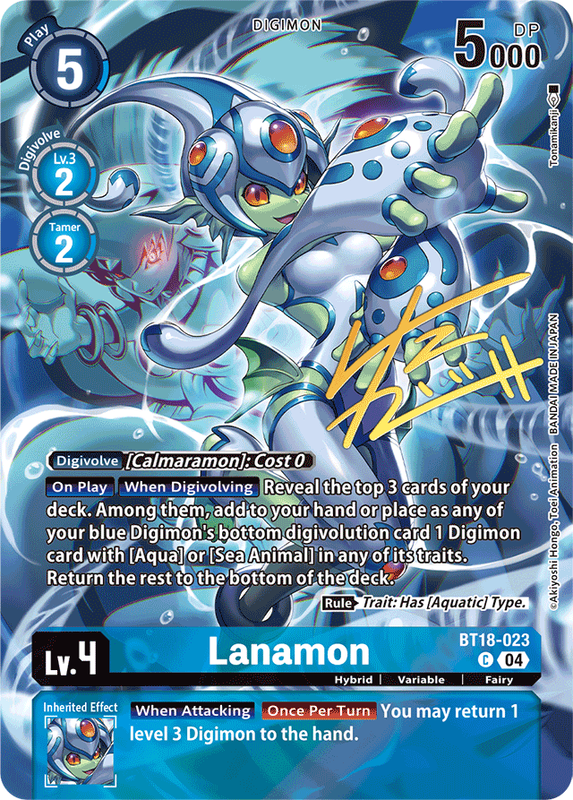 BT18-023 Lanamon (Alternative Art - SP) | Guild Dreams