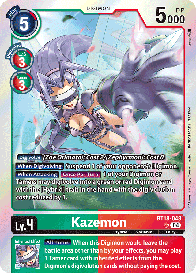 BT18-048 Kazemon | Guild Dreams