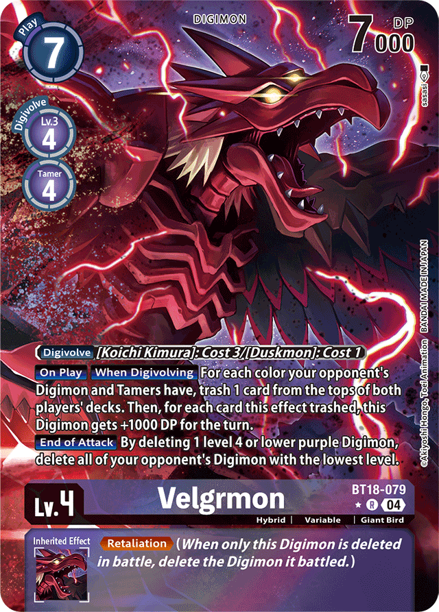 BT18-079 Velgrmon (Alternative Art) | Guild Dreams