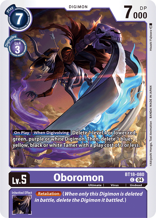 BT18-080 Oboromon | Guild Dreams