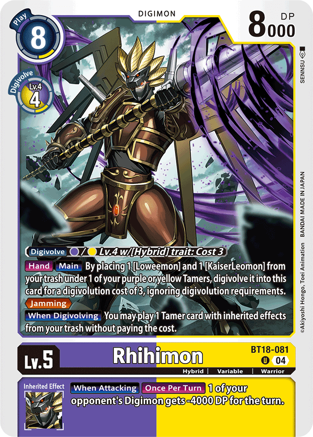 BT18-081 Rhihimon | Guild Dreams