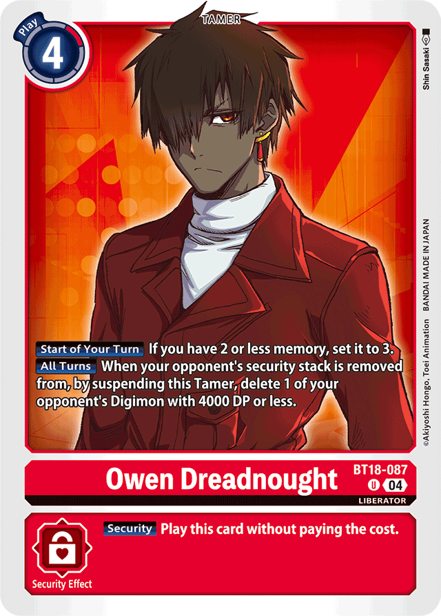 BT18-087 Owen Dreadnought | Guild Dreams