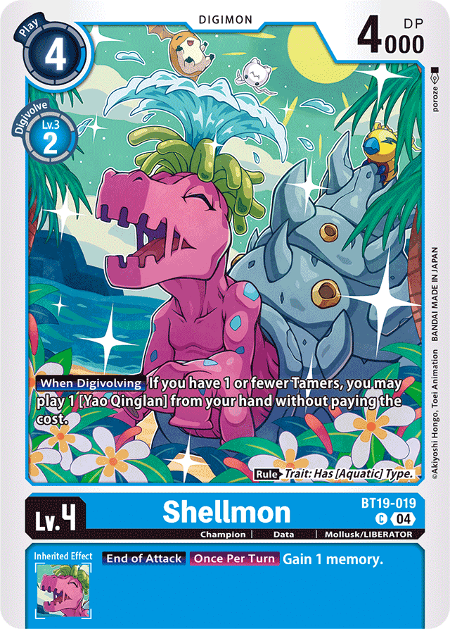 BT19-019 Shellmon | Guild Dreams