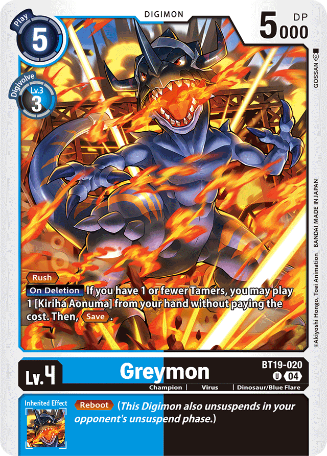 BT19-020 Greymon | Guild Dreams
