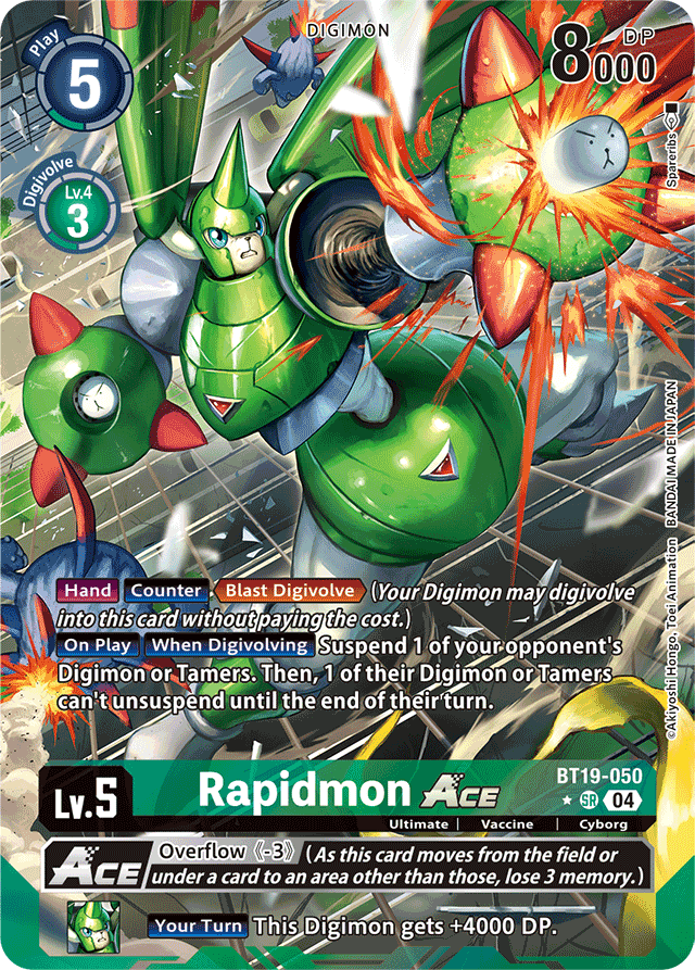 BT19-050 Rapidmon ACE (Alternative Art) | Guild Dreams