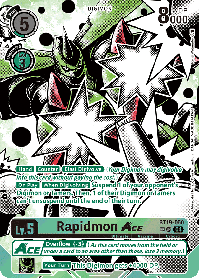 BT19-050 Rapidmon ACE (Alternative Art - SP) | Guild Dreams