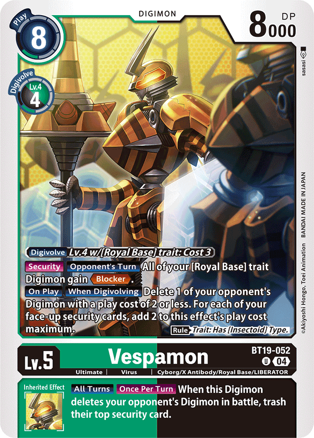 BT19-052 Vespamon | Guild Dreams