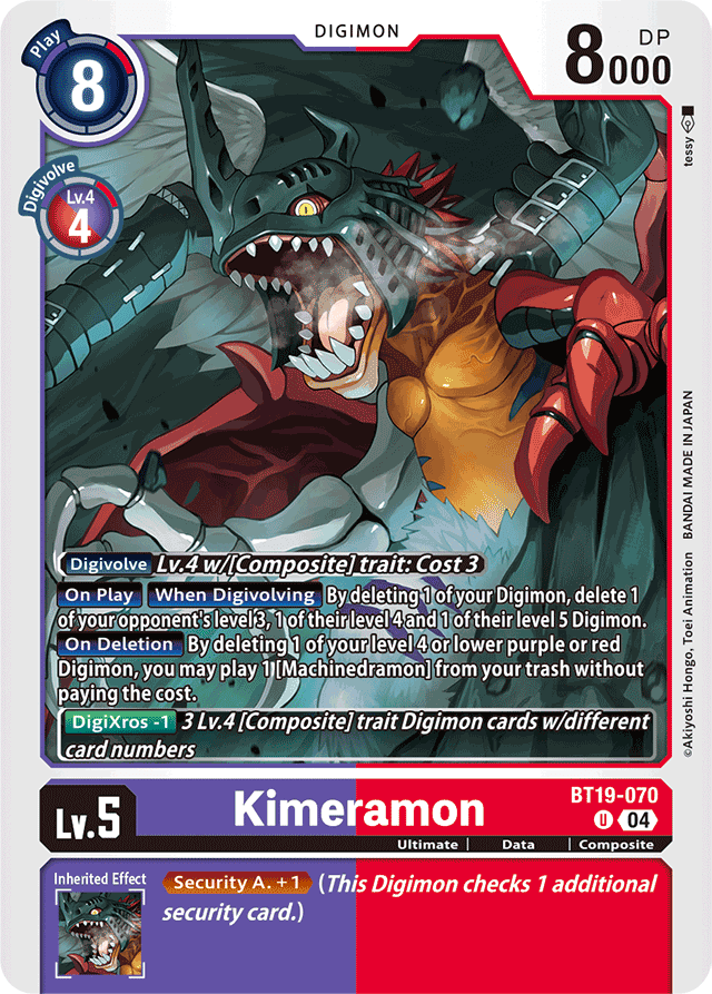 BT19-070 Kimeramon | Guild Dreams
