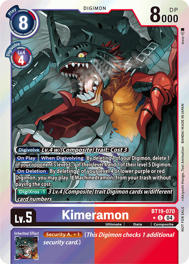 BT19-070 Kimeramon (Alternative Art) | Guild Dreams