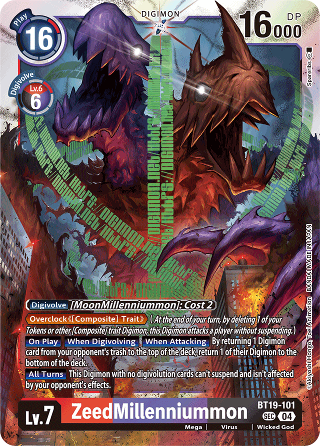 BT19-101 ZeedMillenniummon | Guild Dreams
